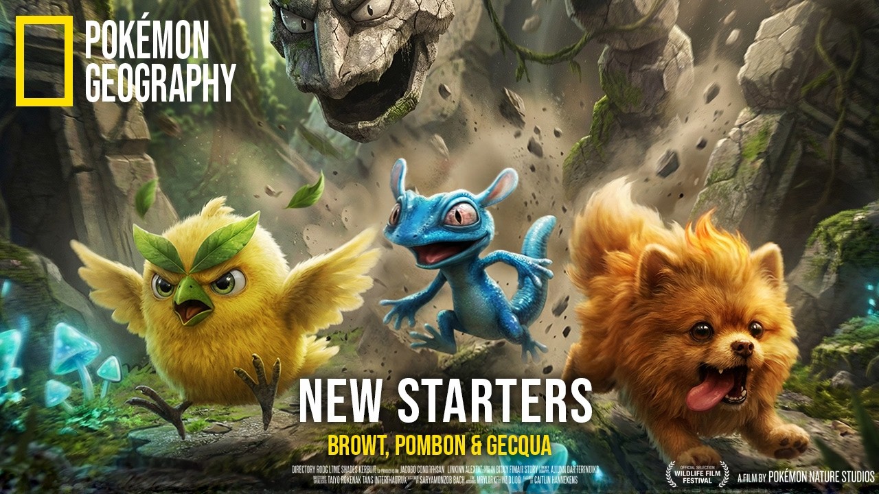 NatGeo Planet: The Next Generation | Browt, Pombon, & Gecqua Unveiled (Real-Life Pokémon)