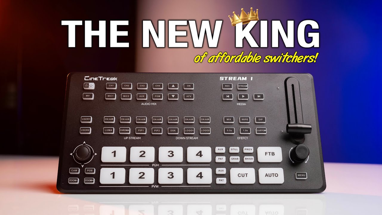 CineTreak Stream 1 | The NEW BEST affordable Live Stream Switcher?