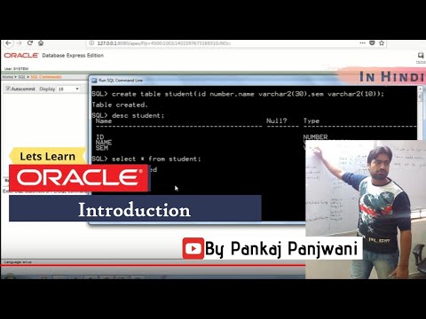 Learn Oracle in Hindi By Pankaj Panjwani 1 Introduction - Mind Luster