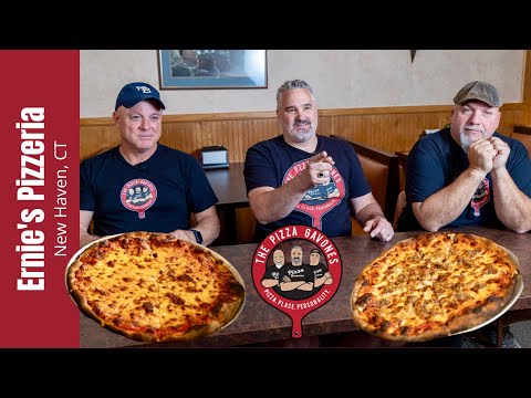 Ernie's Pizzeria, New Haven, CT. 50 Years of Greatness - World Class Meatball Pie.