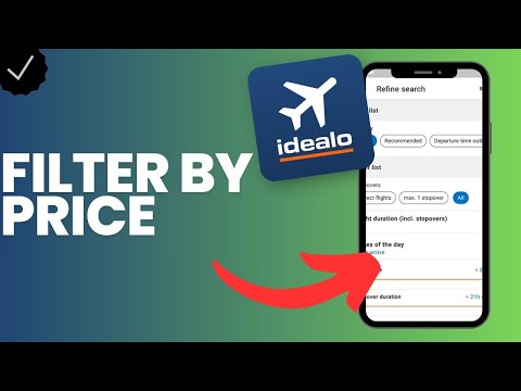 How to filter your searches by price in Idealo Flight?