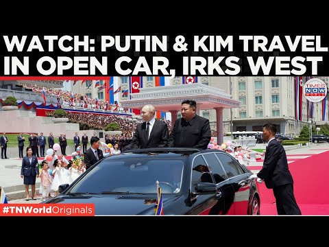 WATCH: Kim Jong-Un and Putin Travel in Open Car | Putin Visits North Korea | Times Now World