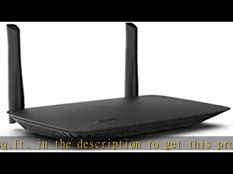 Linksys WiFi 5 Router, Dual-Band, 1,500 Sq. ft Coverage, 10+ Devices, Parental Control, Supports Gu