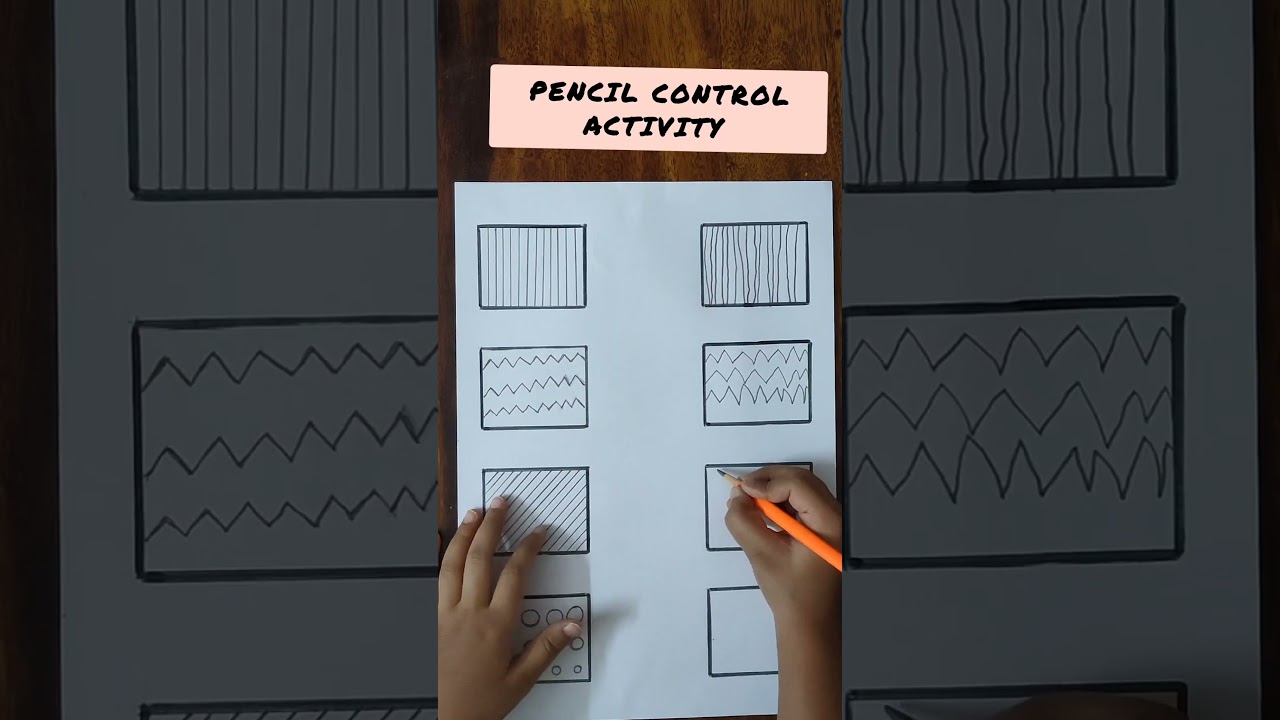 Pencil Control Activity|Prewriting Skills#shorts #youtubeshorts #kids