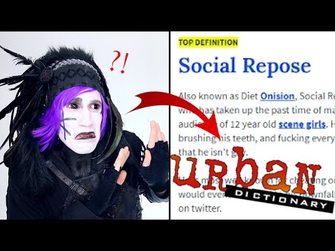 Reading Urban Dictionary Definitions for Social Repose (VERY MEAN)