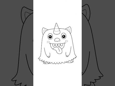 FREE Printable PDF Monster Coloring Pages Link in Description #coloringpages #printables