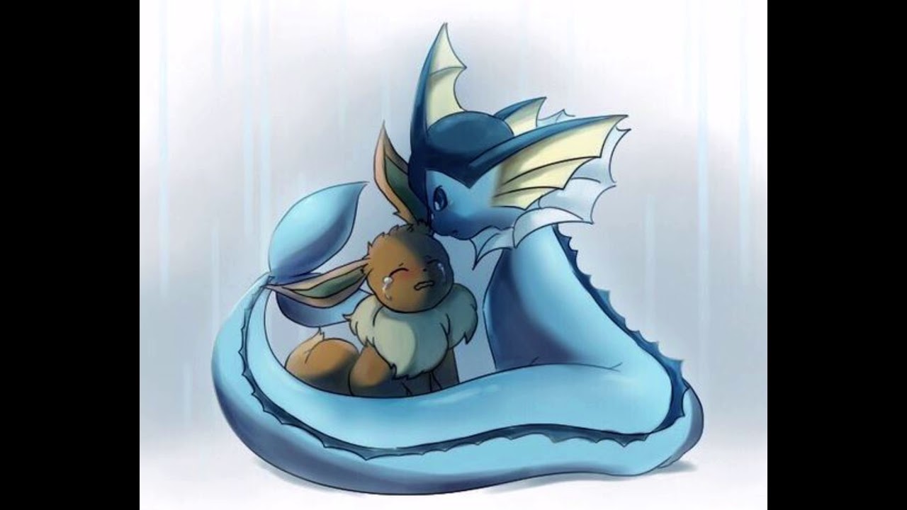 I’m comforted Eevee while when eevee is crying