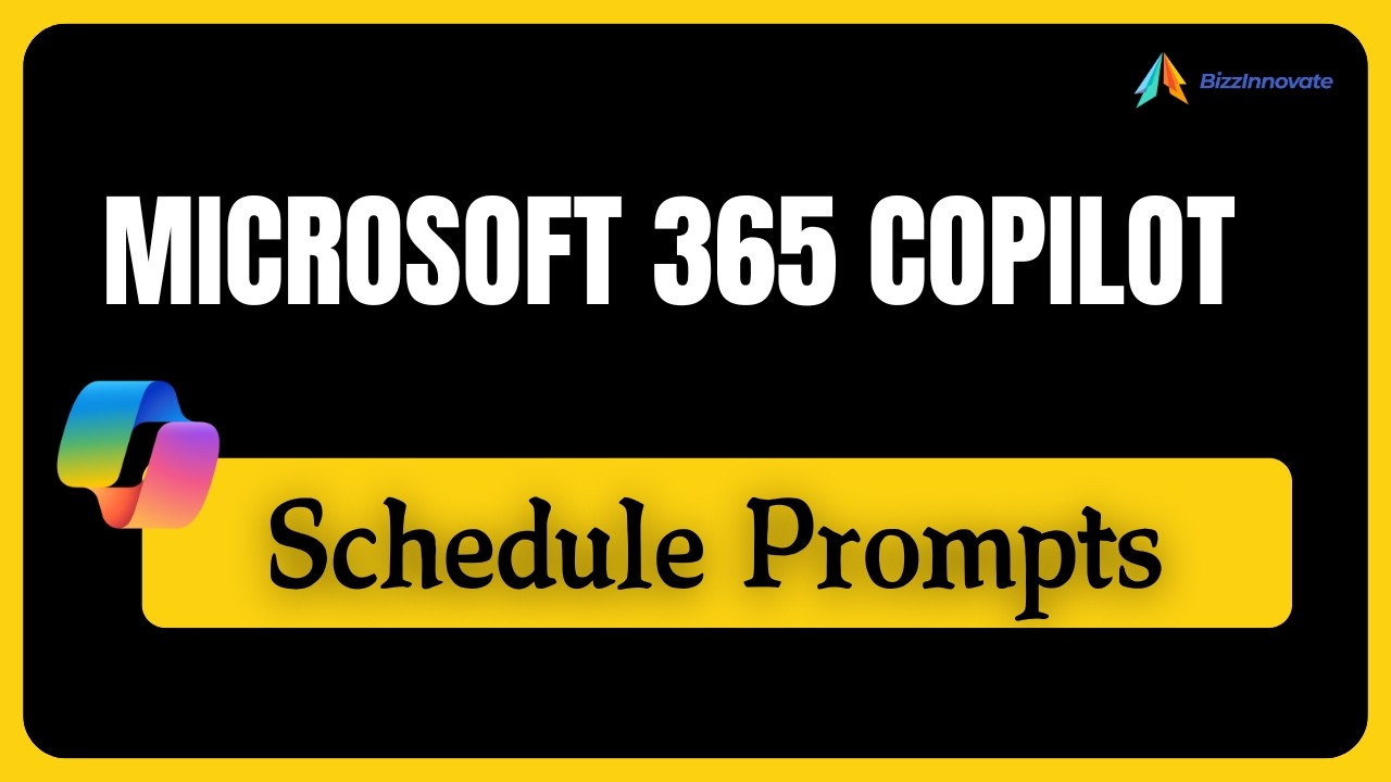 Microsoft 365 Copilot: How to Effortlessly Schedule Prompts