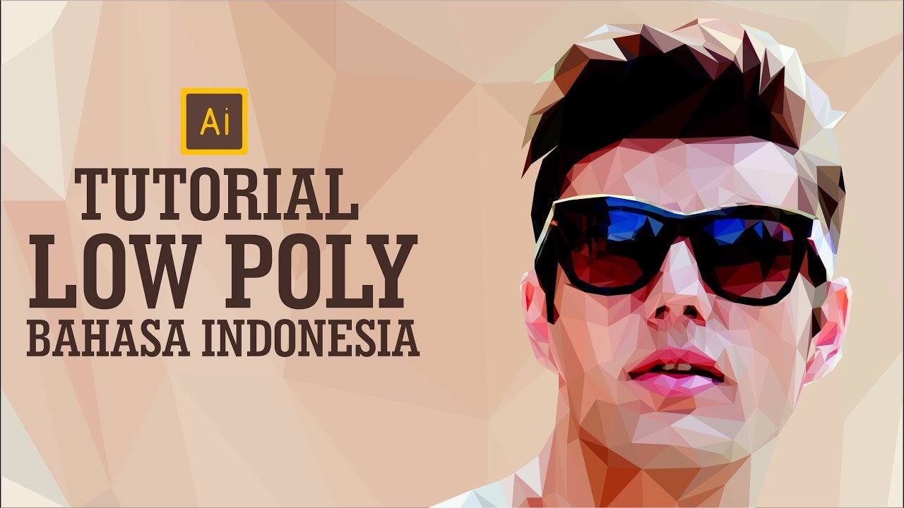 TUTORIAL MEMBUAT LOW POLY DI ADOBE ILLUSTRATOR