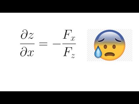 Multivariable implicit differentiation