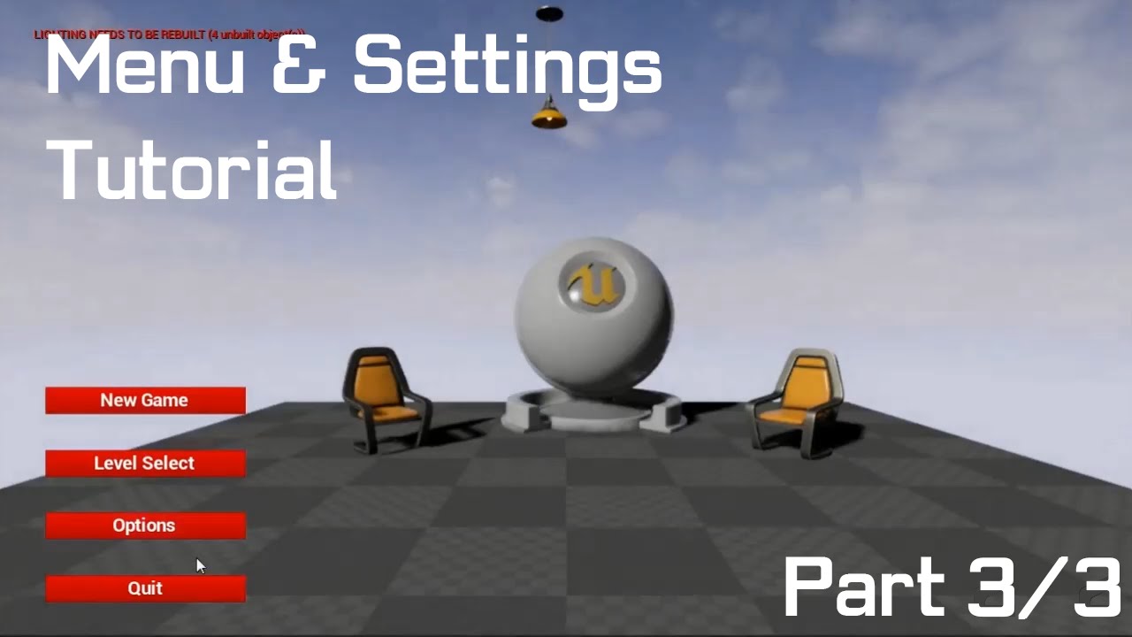 In-game Menu & Settings Tutorial Part 3 UE4