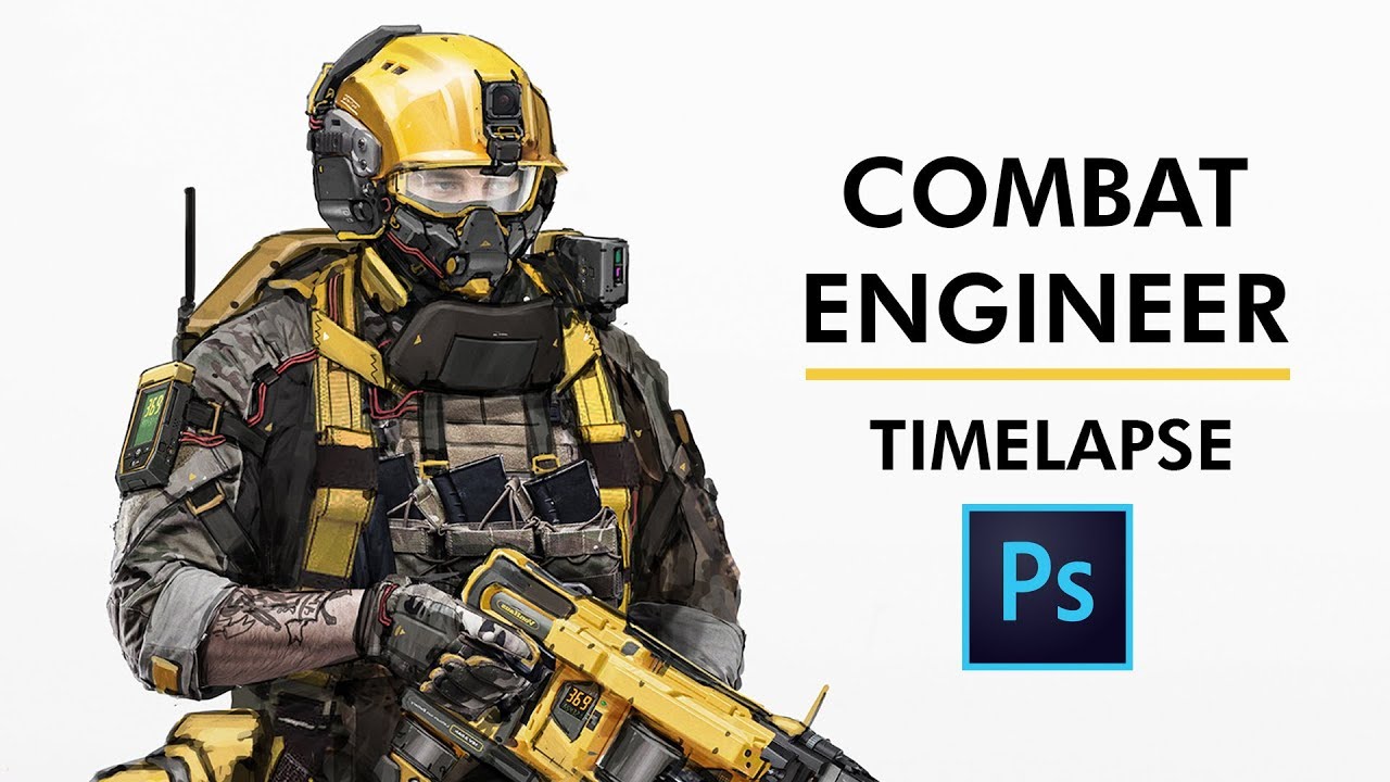Combat Engineer - Character Design Timelapse