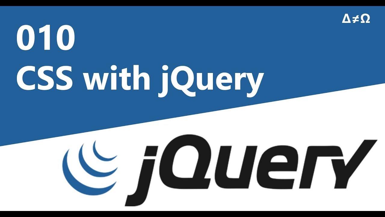 010 CSS with jQuery - jQuery Tutorial for Beginners