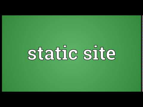 Static site Meaning | Wordogram