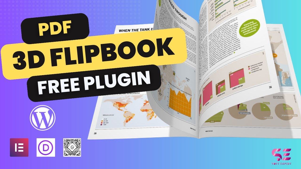 PDF 3d Flipbook in WordPress - FREE Plugin