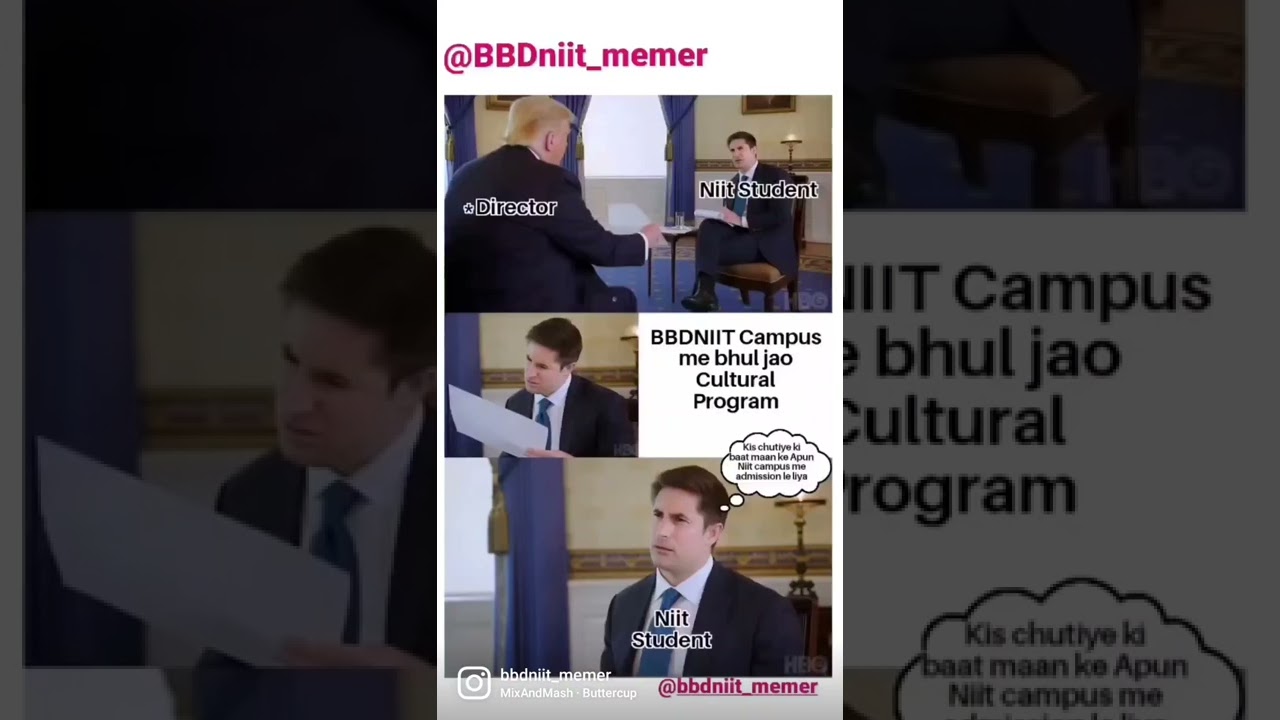 BBDniit Student be like : Ye Dukh Sala Khatam Ni Hota Be🥲🥲😂😂😂😜