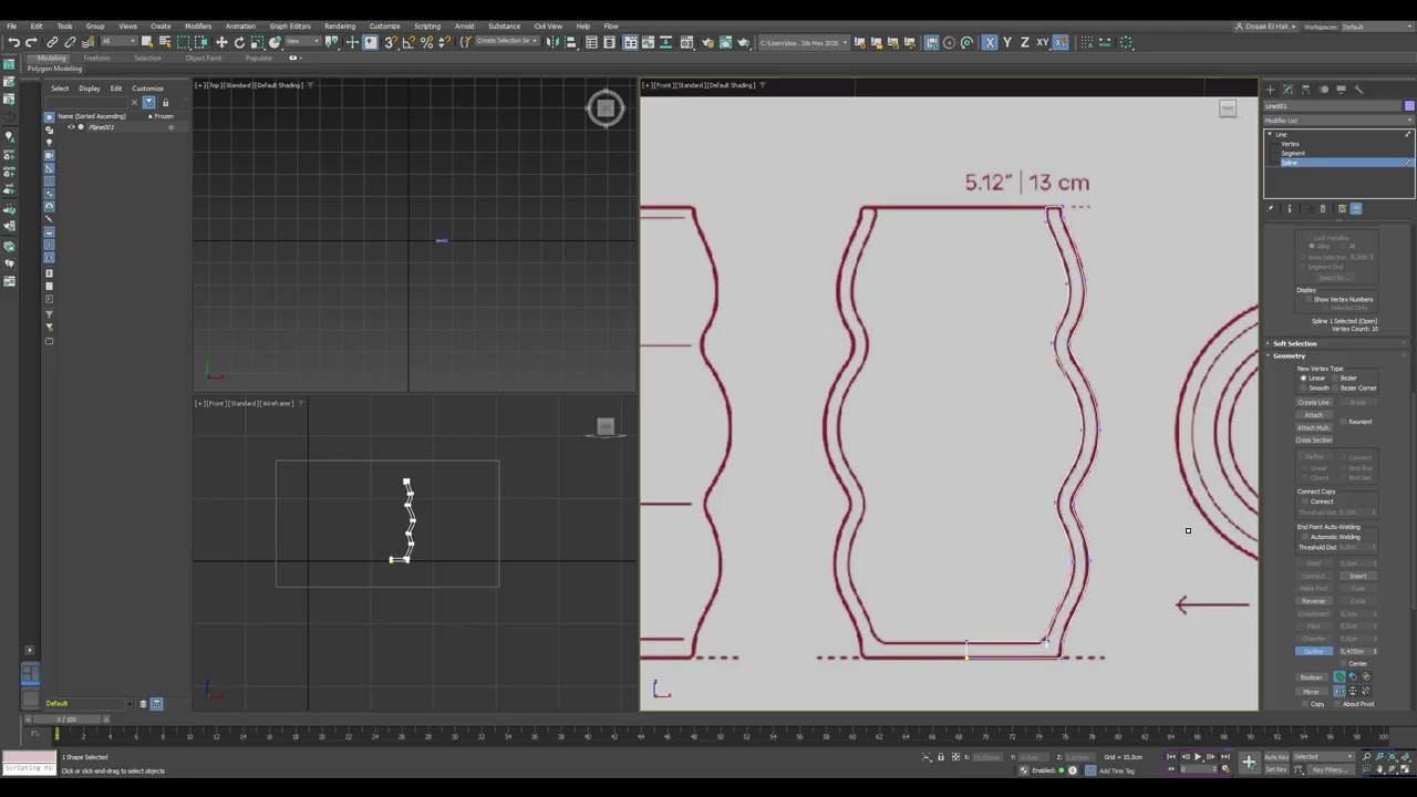 3ds Max Vase Modeling for Beginners | Step-by-Step Tutorial