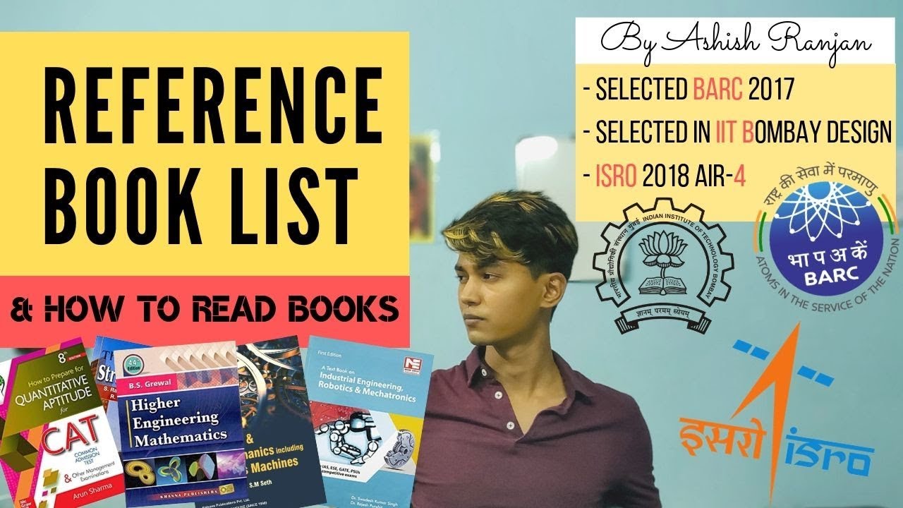 Reference Book List & How to Read Books for GATE, ESE, ISRO & BARC