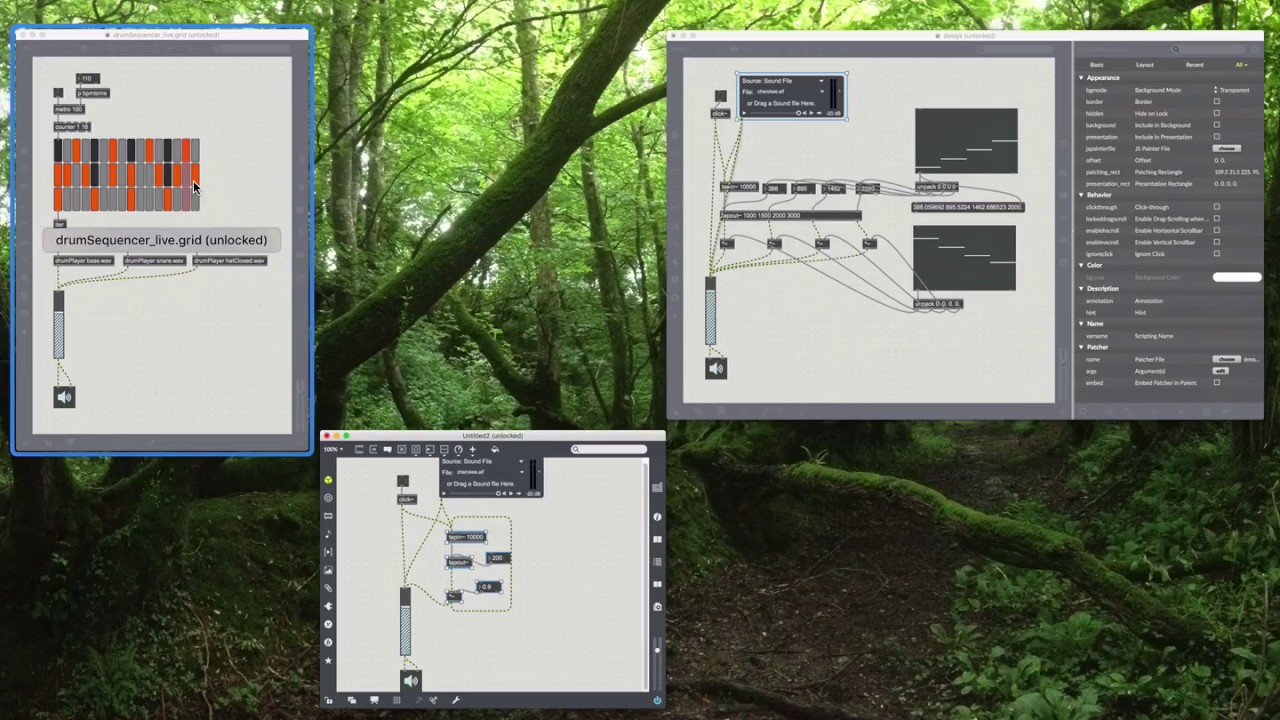 Max 7 Tutorials: 8.1c Effects: Delay—recursive (feedback) delay
