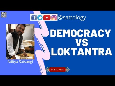 Democracy Vs Lokatantra from Mahabharat perspective | #sattology, Aditya Satsangi