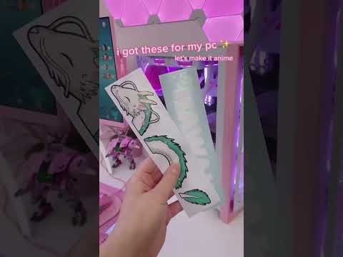 making my gaming pc more ✨anime✨| celestefleurs tiktok