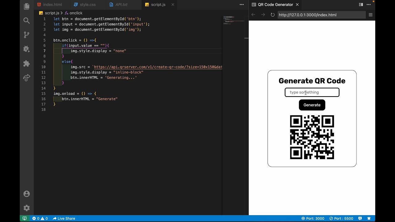 QR Code Generator | Html, Css, Javascript | ASMR CODING