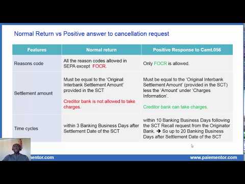 Pacs 004.001.02 FI to FI Positive response to recall in the SCT Scheme