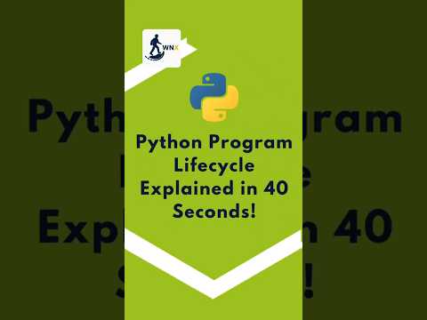 🐍 Python Code Lifecycle in 40 Seconds!