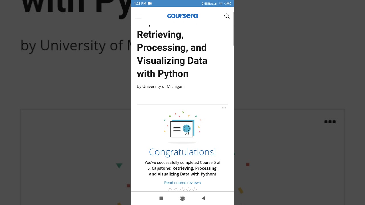 Capstone: Retrieving, Processing, and Visualizing Data with Python ||All Quiz Answer