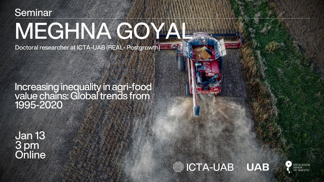 Meghna Goyal: Increasing inequality in agri-food value chains: global trends from 1995-2020