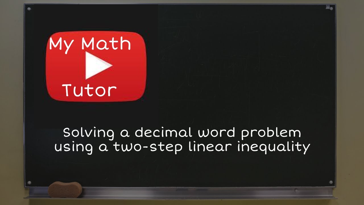 ALEKS | Solving a decimal word problem using a two-step linear inequality