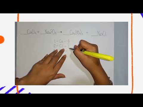 Balancing Chemical Equation of CaCl2 + Na3PO4 by Loella Saraosos
