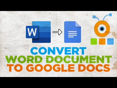 How to Convert Word Document to Google Docs