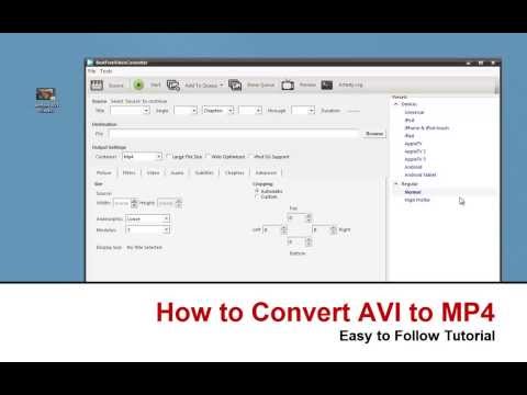 How to Convert AVI to MP4 — Step by Step Tutorial about Converting AVI Files to MP4 Format