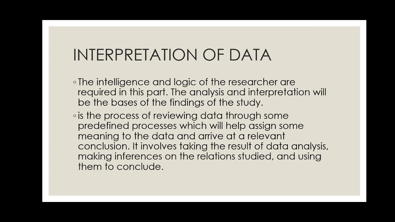 CHAPTER 4: ANALYSIS AND INTERPRETATION OF DATA