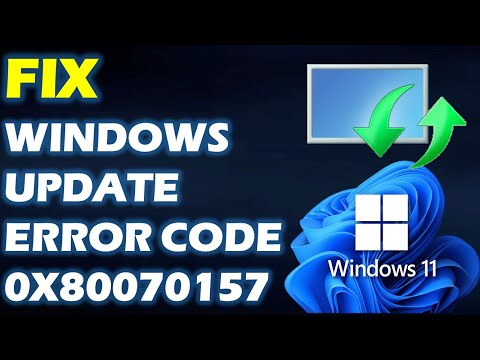 Solution Windows Update Error Code 0X80070157