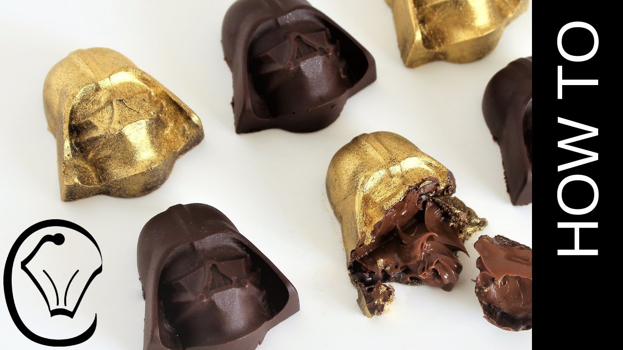 Nutella Filled Darth Vader Star Wars Chocolates Dessert Cake Toppers
