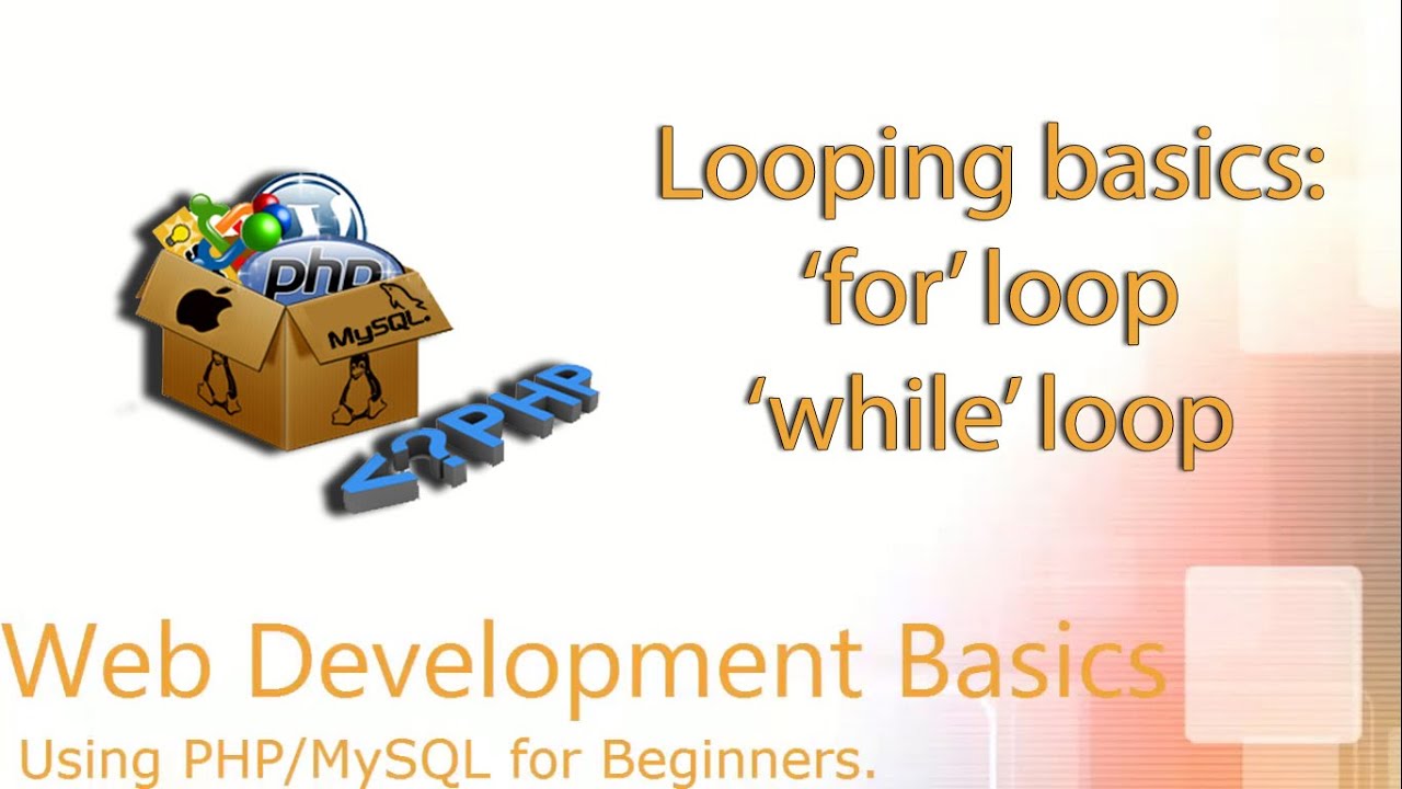#6 Web Development Basics - PHP loops