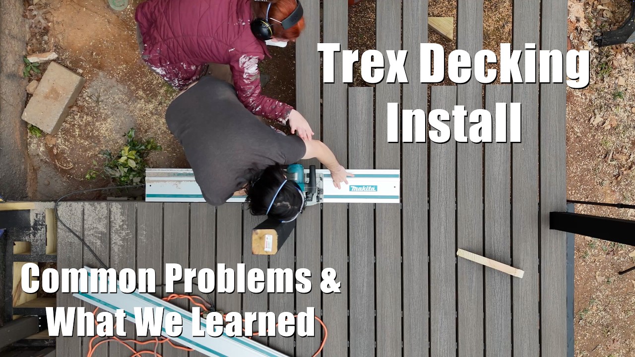 Installing Trex Decking – DIY Modern Deck Build