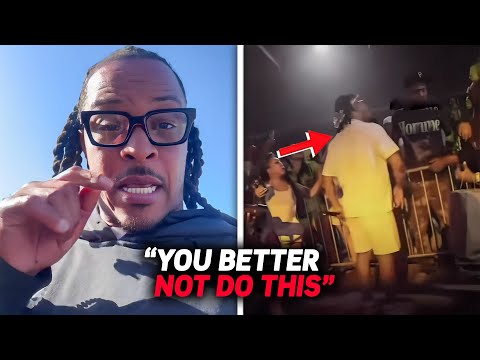 TI SHOCKS Crowd By Jumping Offstage To PROTECT Tiny From UNKNOWN Man