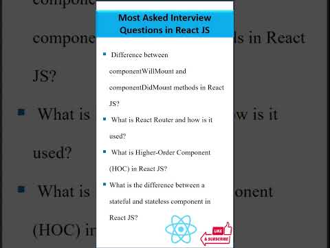 React JS Interview Questions you may face