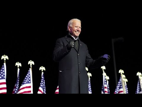 European shares rise as investors bet on Biden