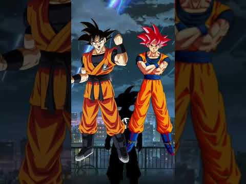 Cc Goku Universal blue vs Anime Goku Universe