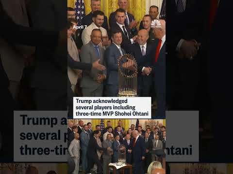 Trump welcomes Los Angeles Dodgers to White House after 2024 World Series win