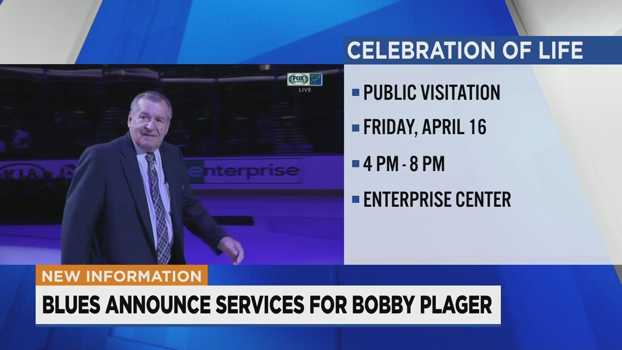 Blues to host public visitation, private funeral for Bobby Plager