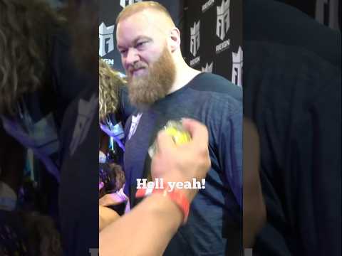 Measuring Hafthor Bjornsson in Person