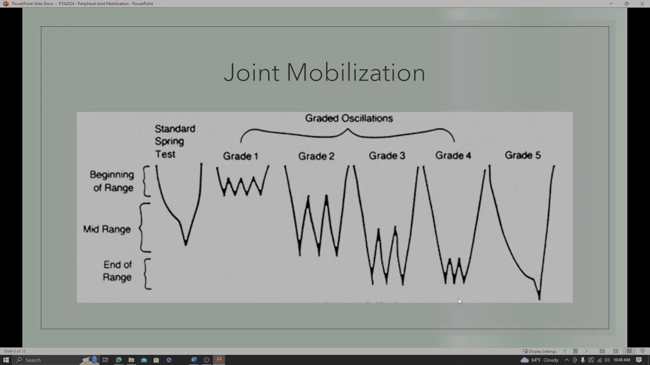 Peripheral Joint Mobilization | Lecture Review