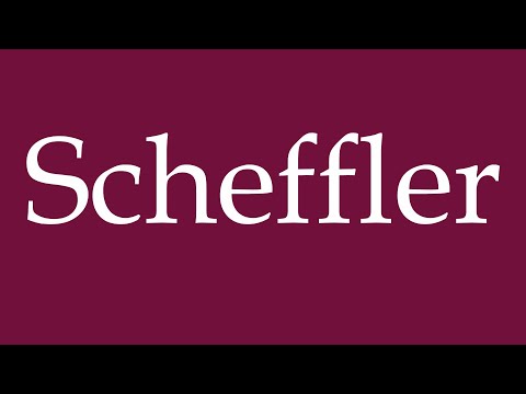 How to Pronounce ''Scheffler'' Correctly in German