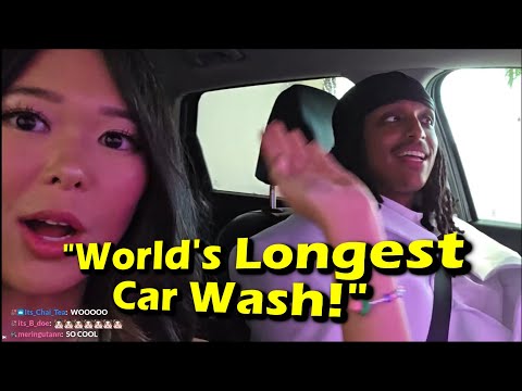 Extra Emily and Agent Try the World’s Longest Car Wash