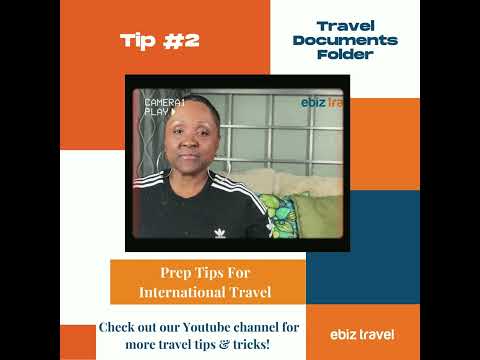 Your Travel Documents Need To Be Readily Available